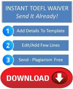download-toefl-waiver-letter-template | MBA Admission Gurus